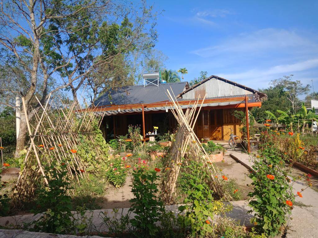 Mekong Riverside Homestay Vĩnh Long view ngắm sông trôi cực đẹp